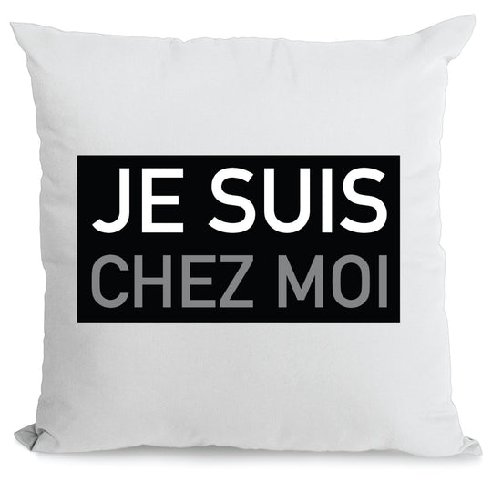 Housse de coussin Je suis chez moi – L'atelier Suisse